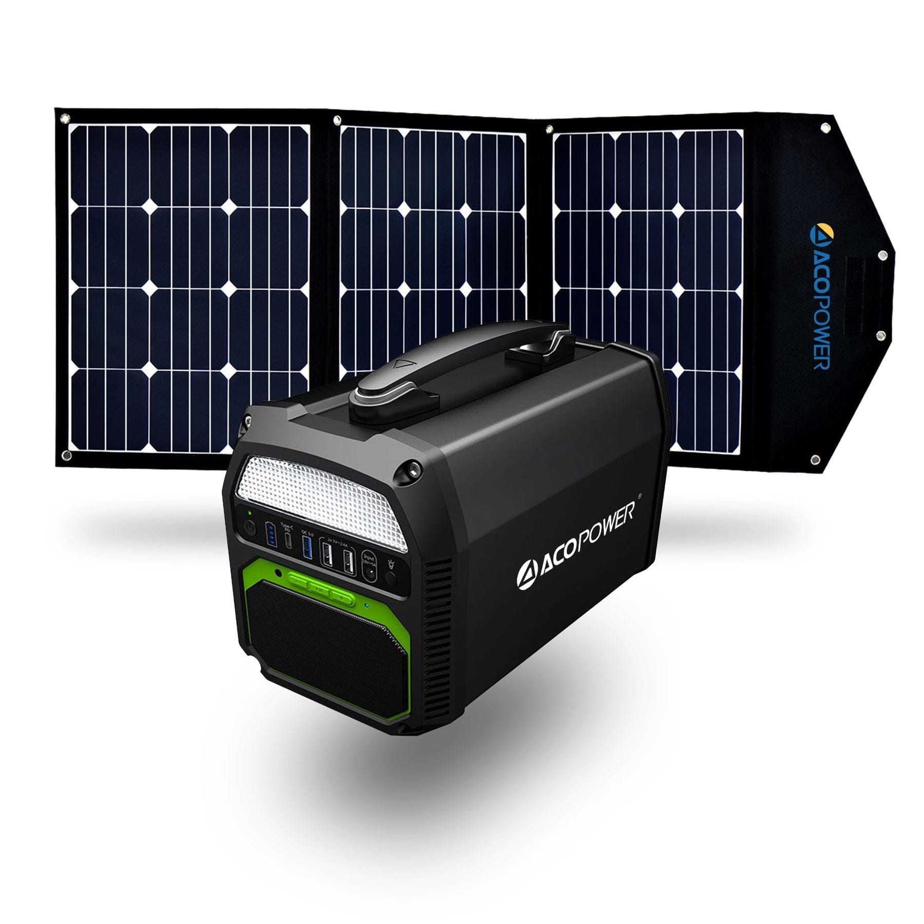 Acopower PS 500 462Wh + 1x 120W Solar Panel Solar Generator Kit - The ...
