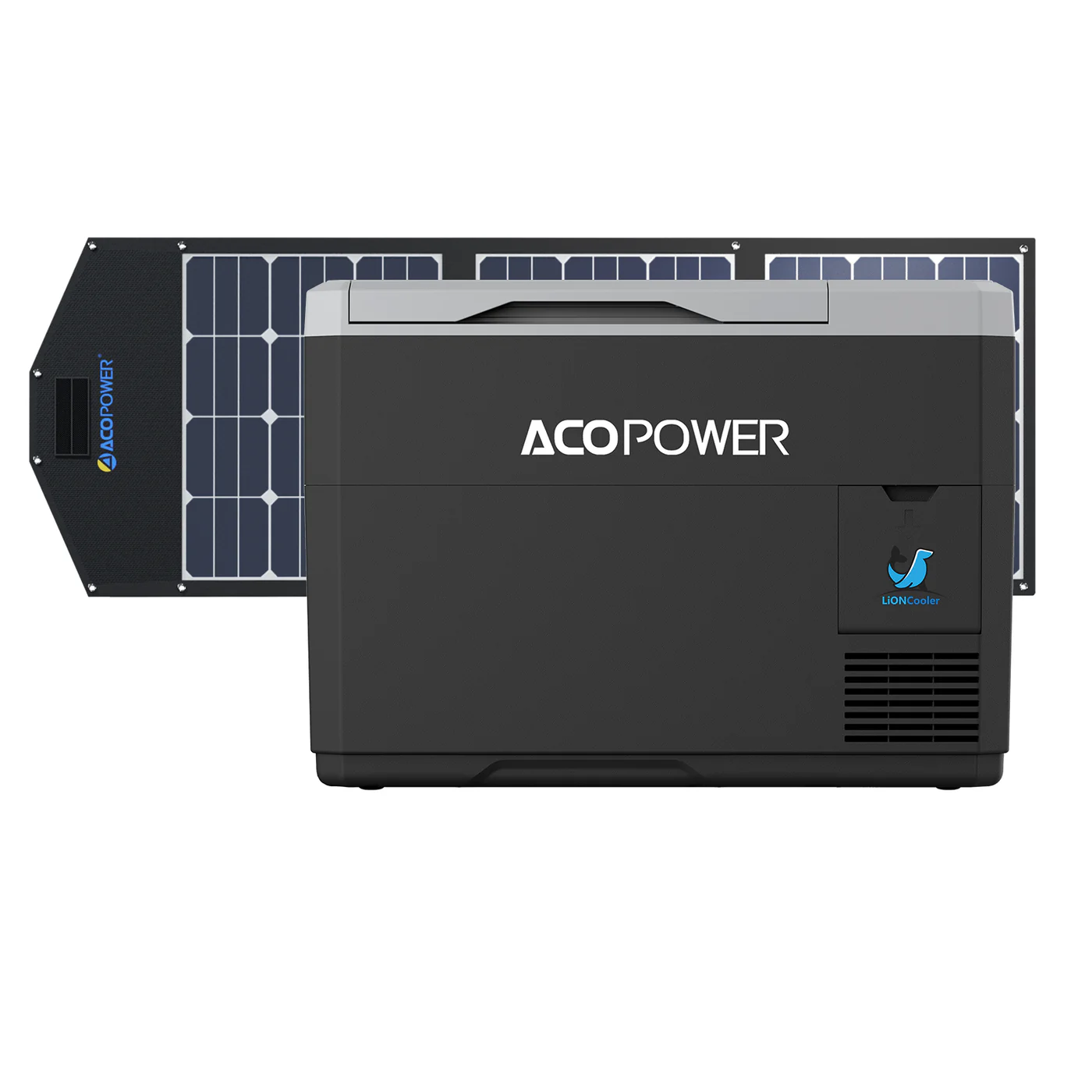 ACOPOWER LiONCooler Mini Combo, VX28 Solar Powered Car Fridge Freezer ...