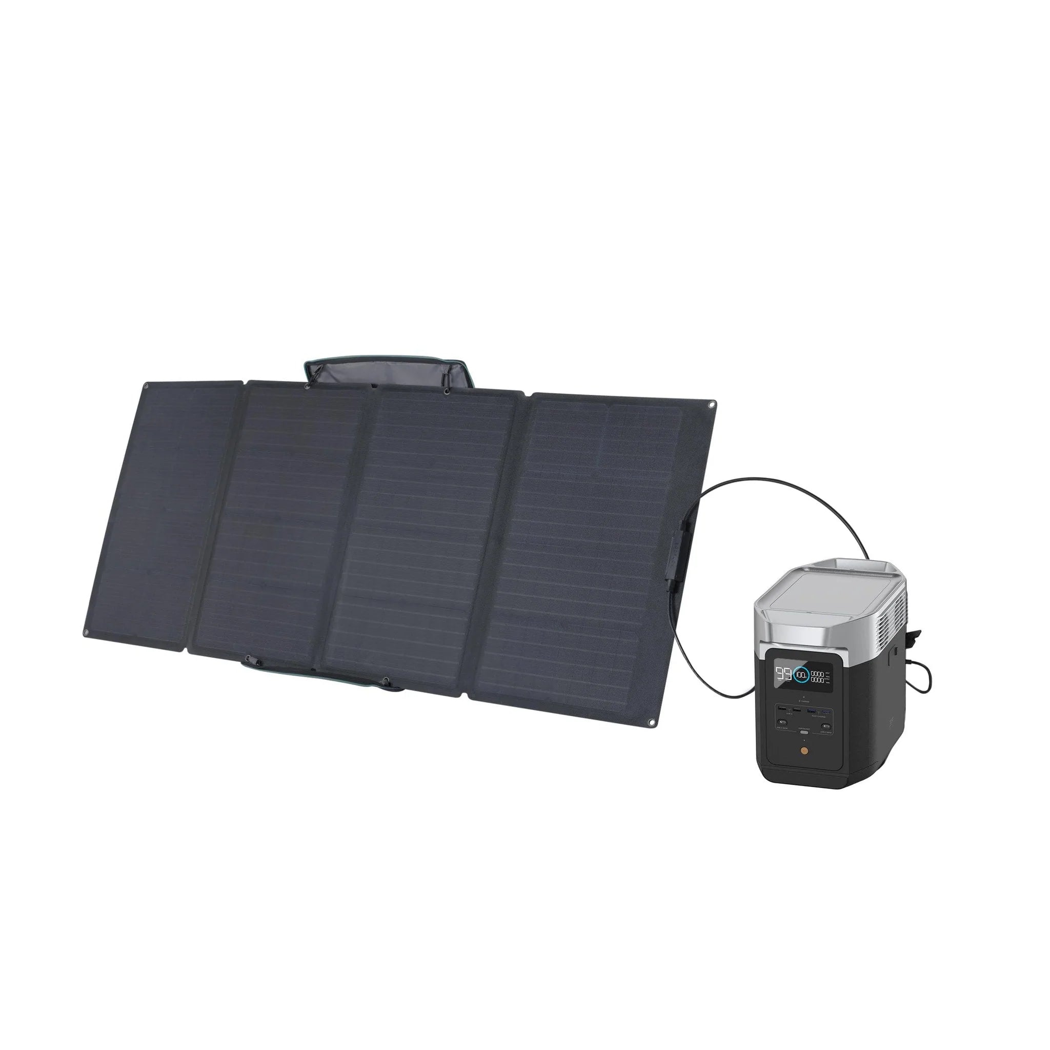 EcoFlow Delta 2 1024Wh + 160W Solar Panel Solar Generator Kit - The ...