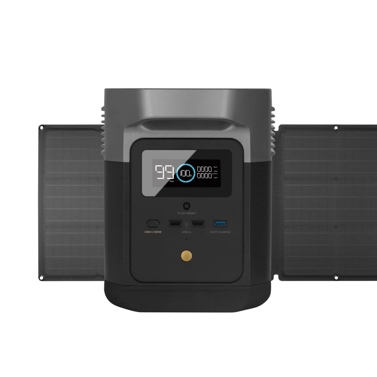EcoFlow Delta Mini + 1x 110W Solar Panel Solar Generator Kit - The ...