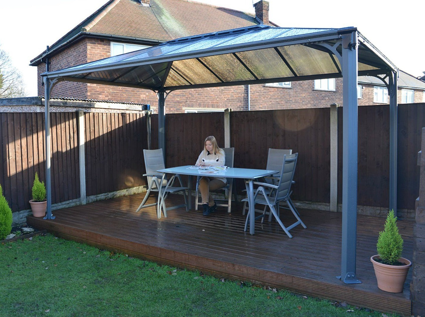 Palram - Canopia | Martinique 4300 10' x 14' Garden Gazebo - The ...